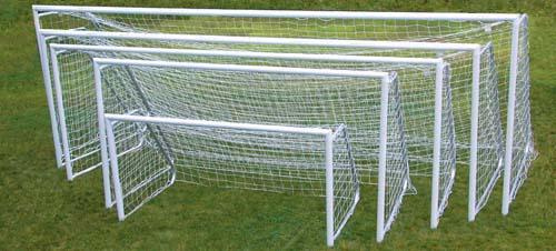 4" Round Aluminum Soccer Goals